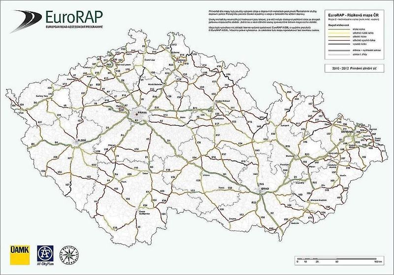 Nová mapa ukazuje silnice smrti. Podívejte se, které to jsou | Největší ...